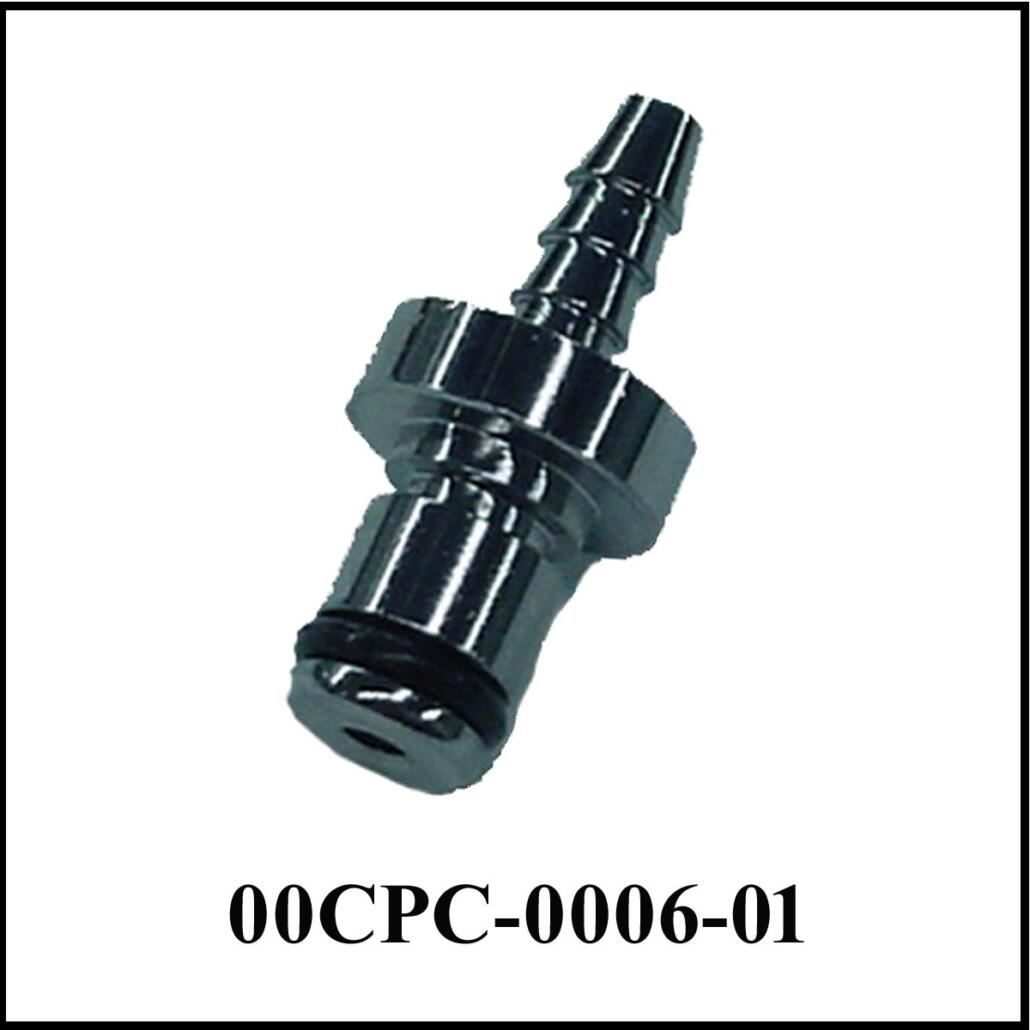 CPC 180 Male Metal Fitting 1/8 in. Barb, with Filter. | MHOxygen