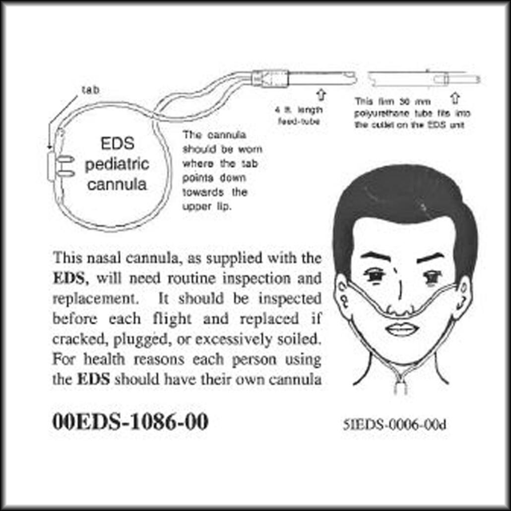 Pediatric Cannula for use with EDS Systems | MHOxygen