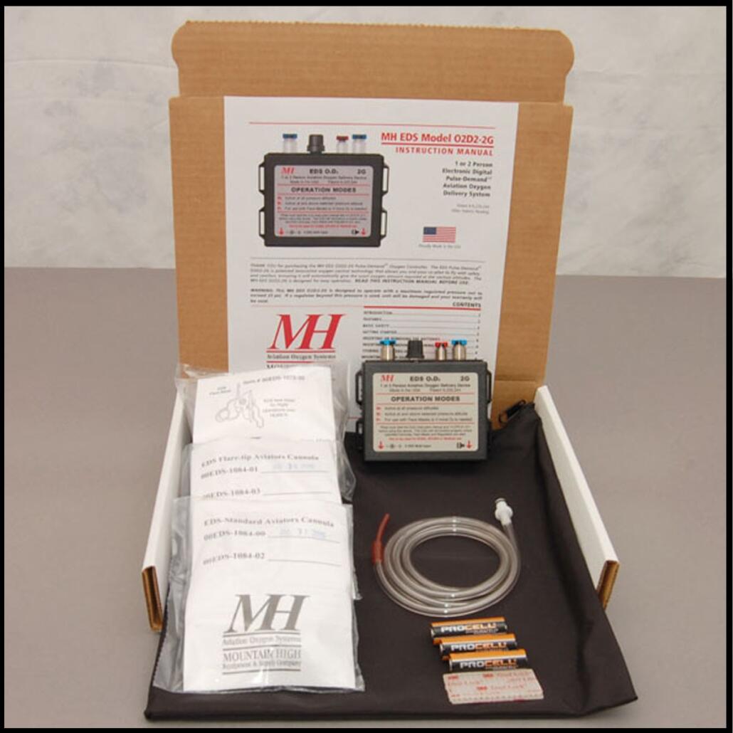 O2D2 Kit with In-line Reducing Regulator for OEM Built-In O2 | MHOxygen
