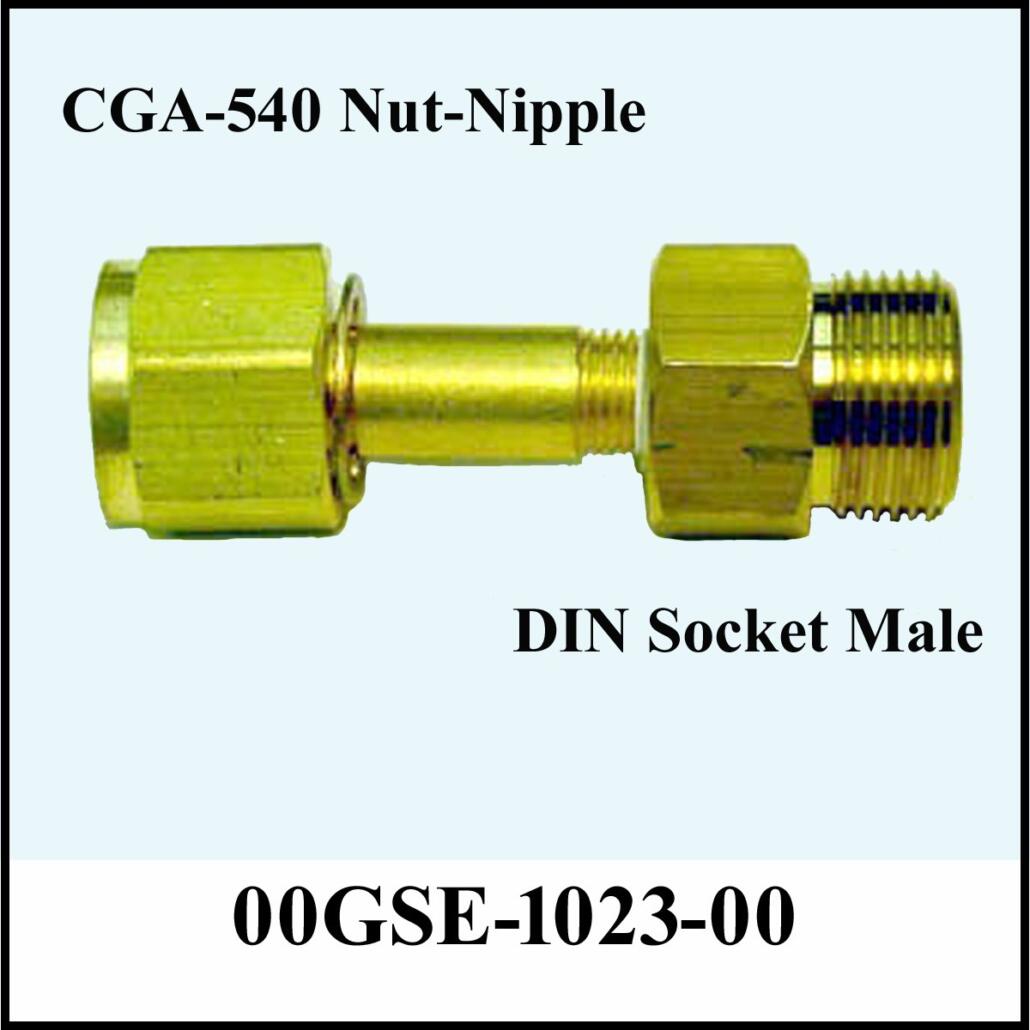 Transfill Adapter, DIN-477-6N to CGA-540S | MHOxygen
