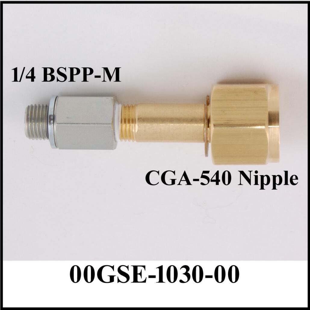 Transfill Adapter, BSPP-M to CGA-540 | MHOxygen