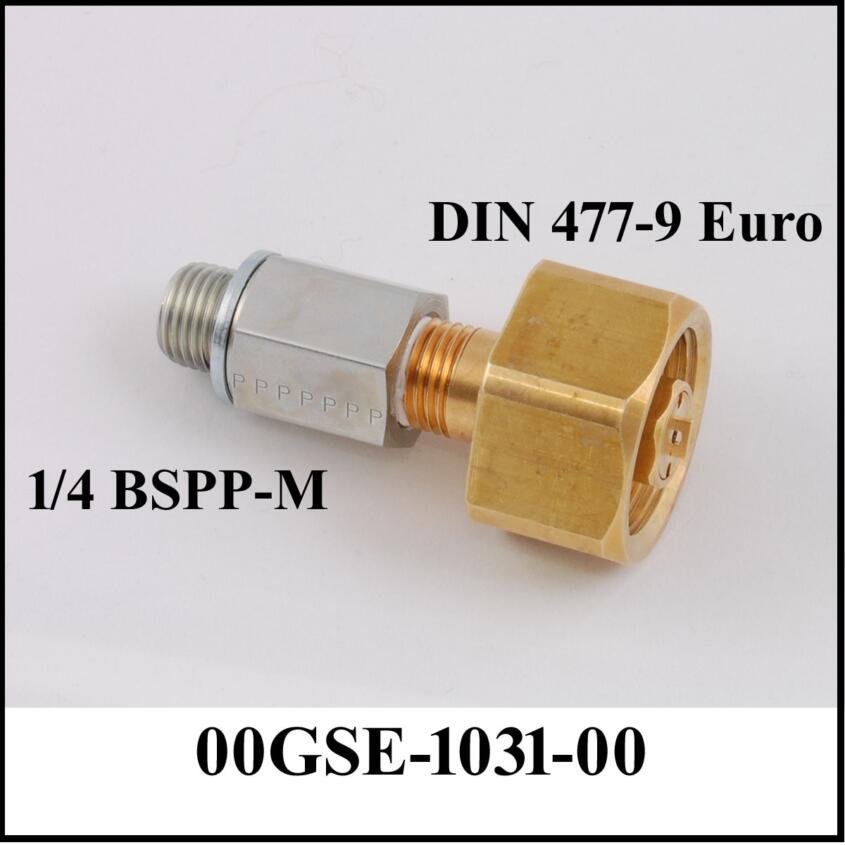 Transfill Adapter, BSPP-M to DIN-477 | MHOxygen