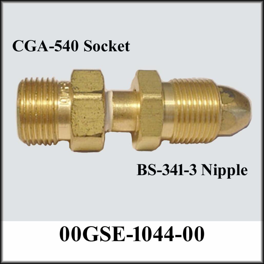 Transfill Adapter, BS-341-3 to CGA-540 | MHOxygen