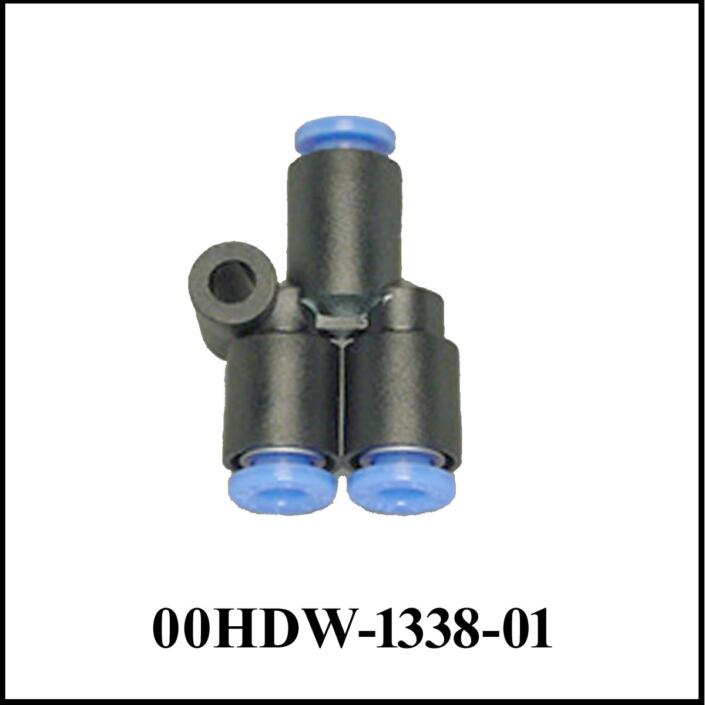 4X4X4mm W/CV Y-Union, one-touch - MHOxygen