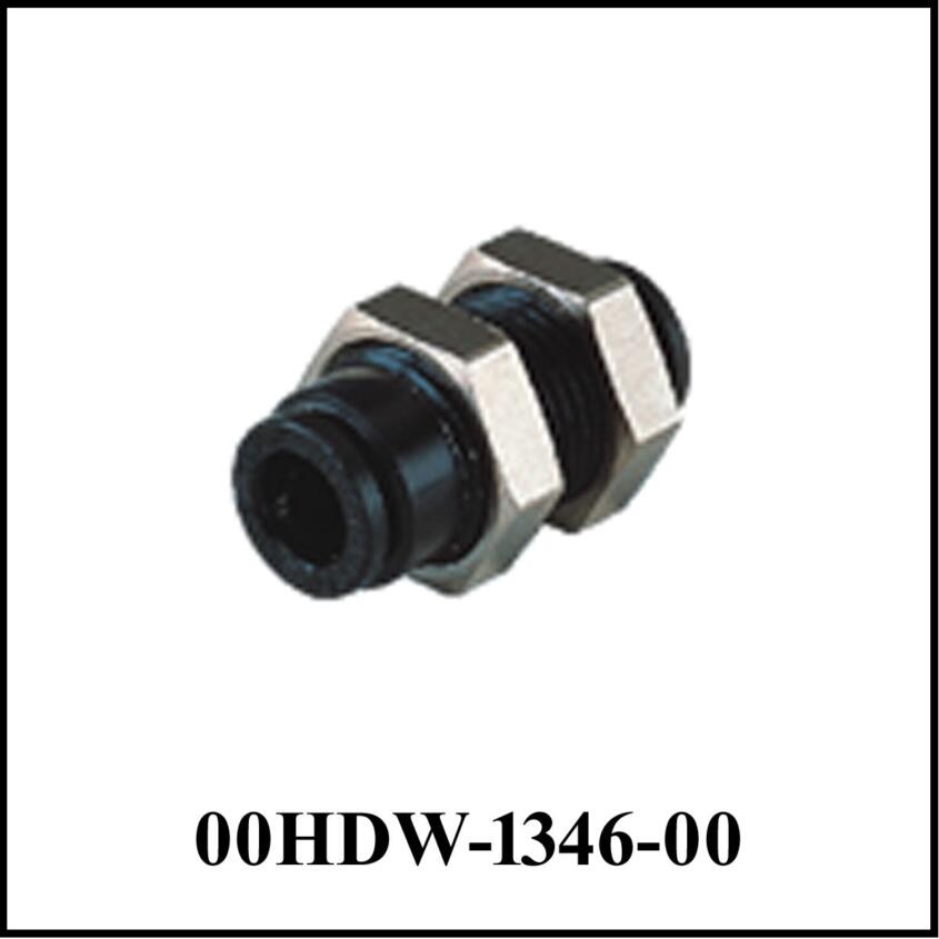 4mm Bulkhead Union, One-Touch | MHOxygen