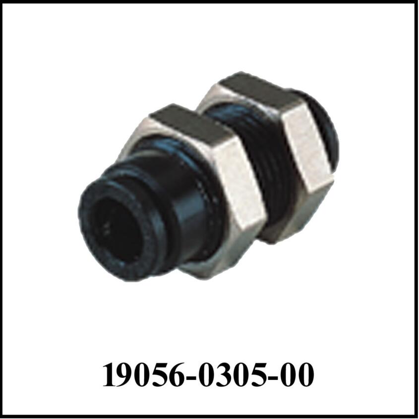 Fitting, One-Touch 1/8 inch Bulkhead Union, One-Touch | MHOxygen