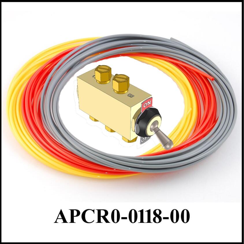 IPR-2DL & PCR-2 4-way Switch Kit, Dual Action, (Desmo) w/Tubing | MHOxygen
