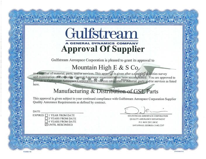 Approvals and Certificates | MHOxygen