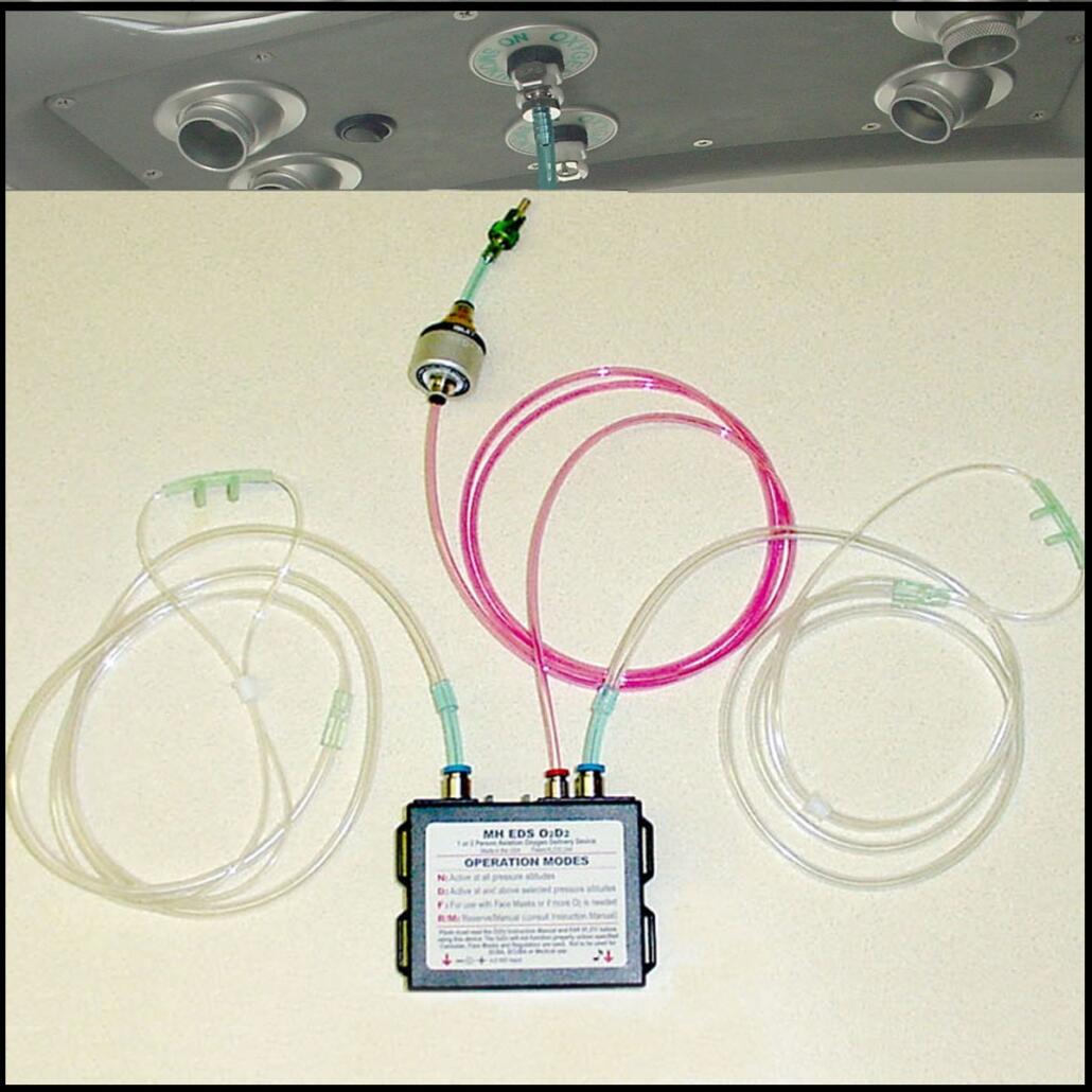 O2D2 Kit with In-line Reducing Regulator for OEM Built-In O2 - MHOxygen